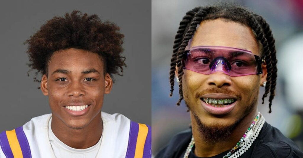 Justin Jefferson's Diamond Necklace And Teeth Shine In NFL Match, Along ...