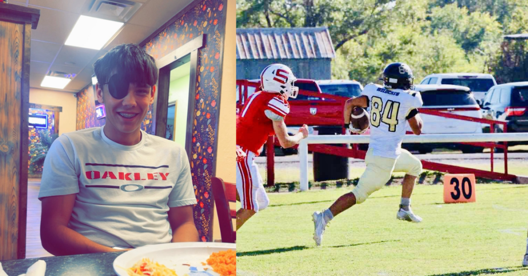 Elijah Shot in the Eye by Nerf Gun During Seiling Football Practice ...